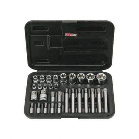 Coffret de douilles et d'embouts - KS TOOLS - 30 pièces - 14 Torx 30 mm + 75 mm - Cdiscount ...