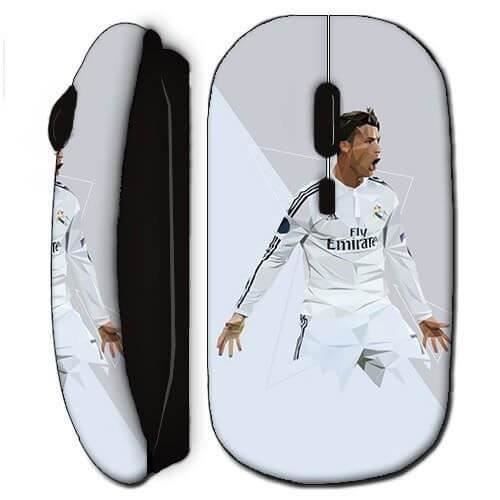 Souris Sans Fil - Cristiano Ronaldo - Real Madrid - Noir - Compatible ...