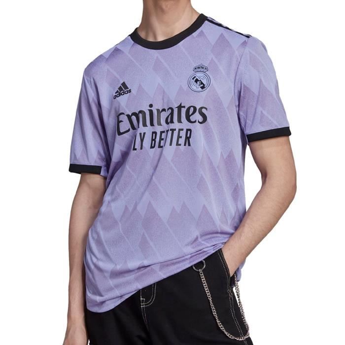 Maillot Authentic Extérieur Real Madrid - Adidas 2022/2023 - Violet ...