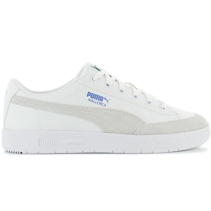 Baskets Mixte - PUMA MALLORCA - 374941-01 - Sneakers Chaussures Blanc ...