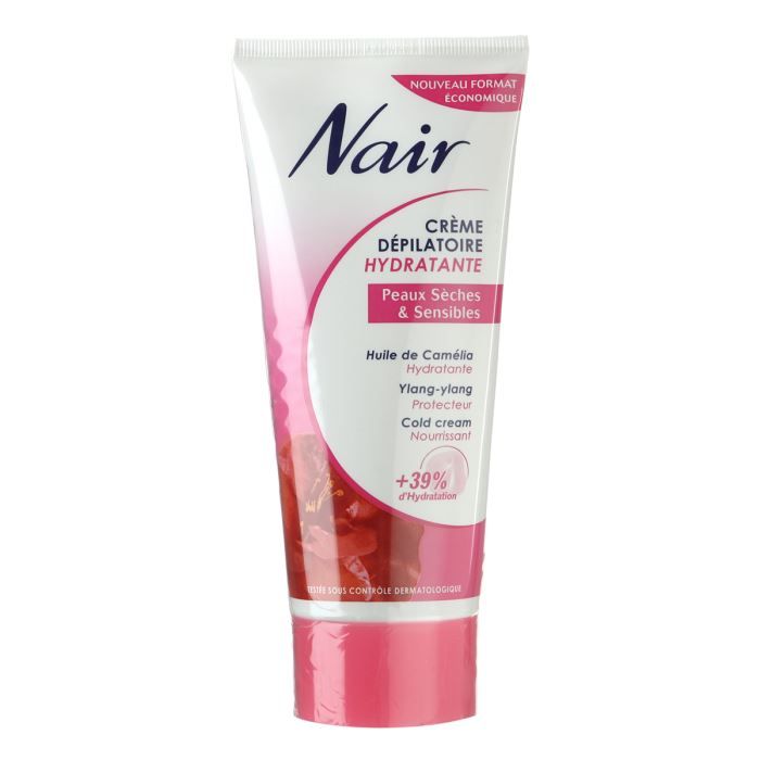NAIR Crème dépilatoire peaux sensibles - 200 ml - Cdiscount Au quotidien