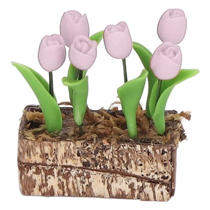 Fleur de tulipes artificielles - OMABETA - Décor ornemental - Résine ...