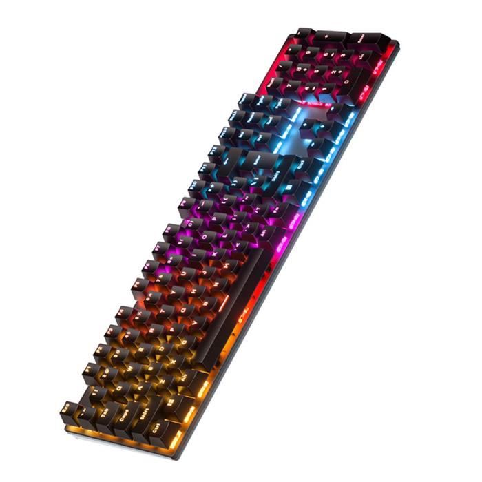 Clavier MéCanique RéTro-éClairé RGB Vert 104 Touches Clavier MéCanique ...