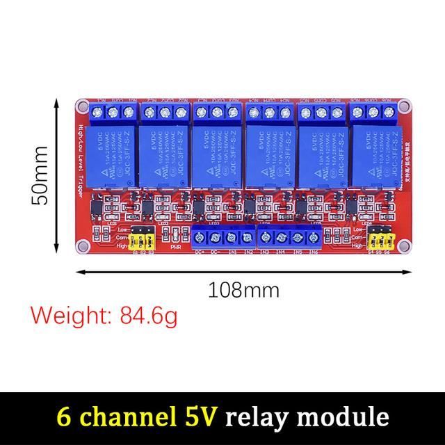 Circuits intégrés,5V 6 Channel--Wavgat 1 2 6 4 8 Canaux 5v 12v 24v ...