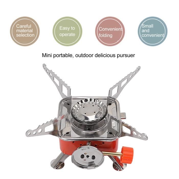 Cuisinière à gaz pliante extérieure Poêle à Gaz, Mini Cuisinière à Gaz ...