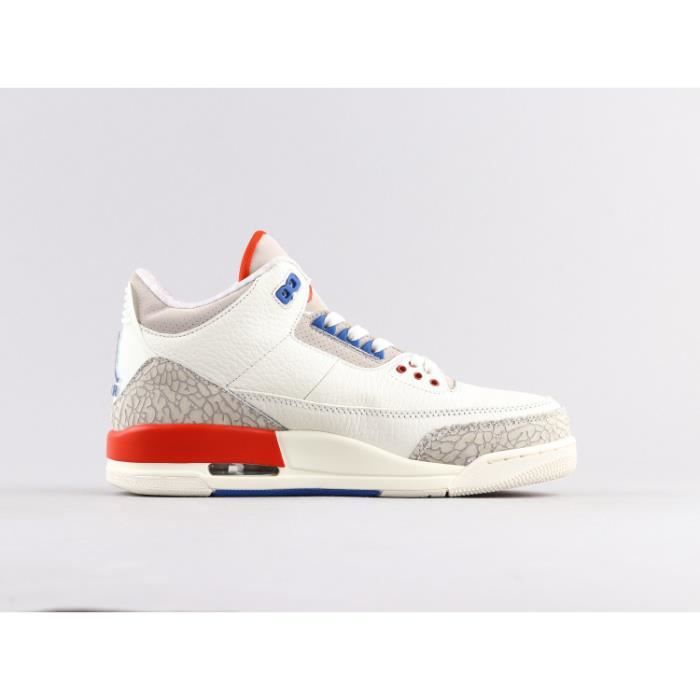 AIR Jordans 3 Vintage Metallic White Sneakers AJ4 Homme Femme XC-2541 ...