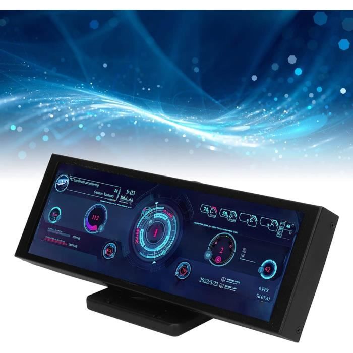 Moniteur De Données Cpu Pc, Moniteur Cpu Ordinateur 7,9 Pouces Ips Usb Power Off Auto Pour Les ...