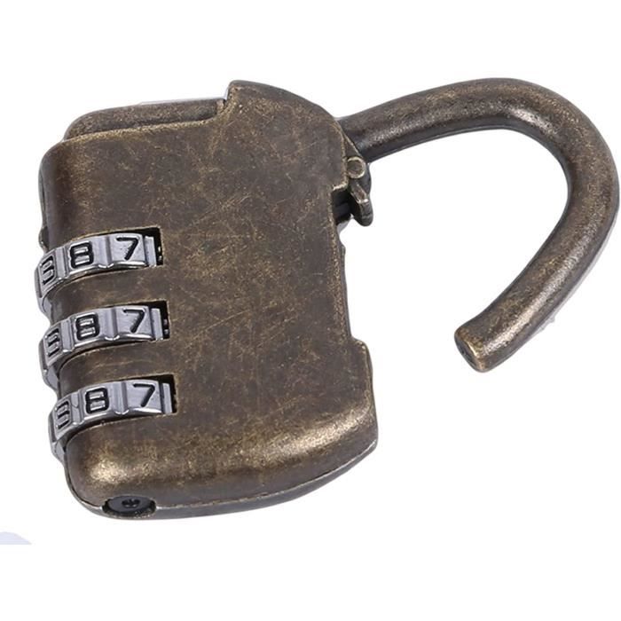 Cadenas à code, cadenas, petit mot de passe vintage se verrouille ...