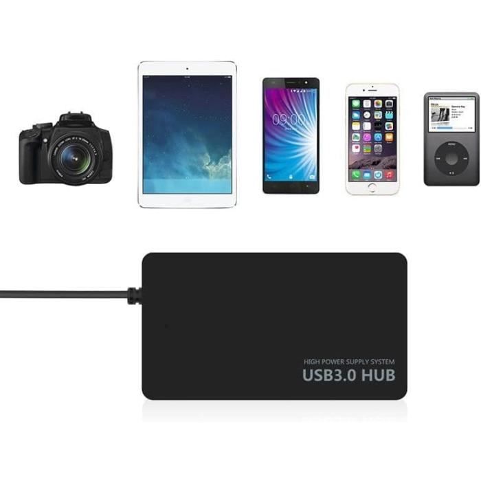 Hub Usb 3.0 4 Ports Superspeed Ss 5 Gbps Multiport Led Indicateur ...