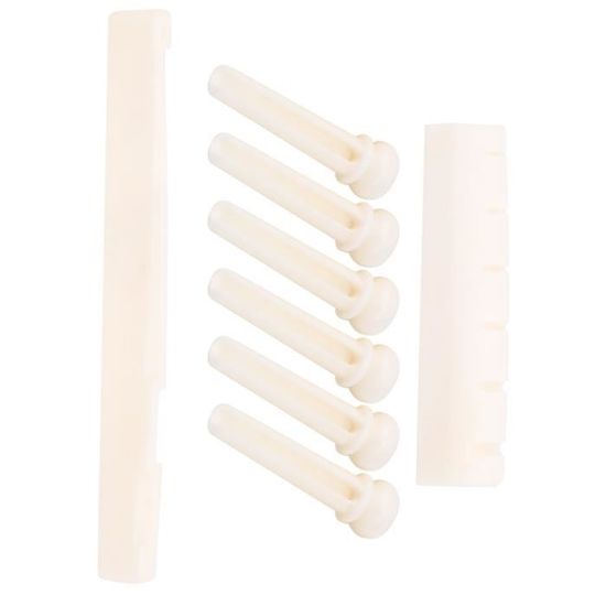 Ashata Clou de corde de guitare Écrou de guitare en os de bœuf à cordes ...