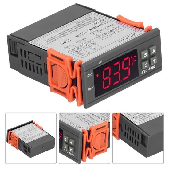 Contrleur De Température Numérique Thermostat De Refroidissement Et De Chauffage, Régulateur De ...