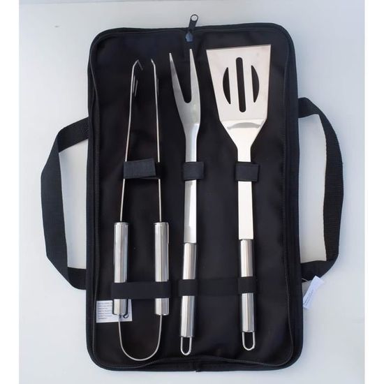 Couverts À Barbecue 'Mangal' Acier Inoxydable 3 Pièces - Set De Haute ...