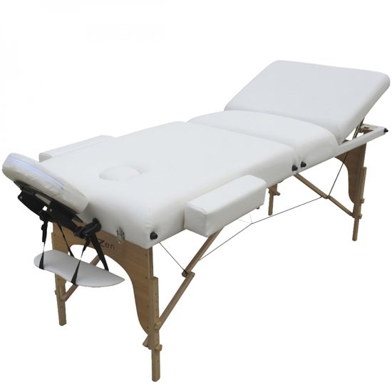 Table De Massage 15 Cm Pliante 3 Zones En Bois Avec Panneau Reiki