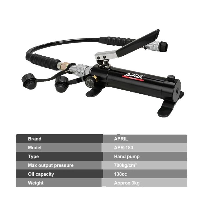 Pompe à main hydraulique, haute pression, mini manuelle, APR-180 - Cdiscount Auto