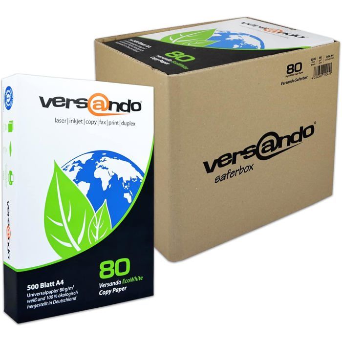 Ndo EcoWhite 2500 Sheets A4 80gsm Eco Friendly Copier Paper Laser Paper ...
