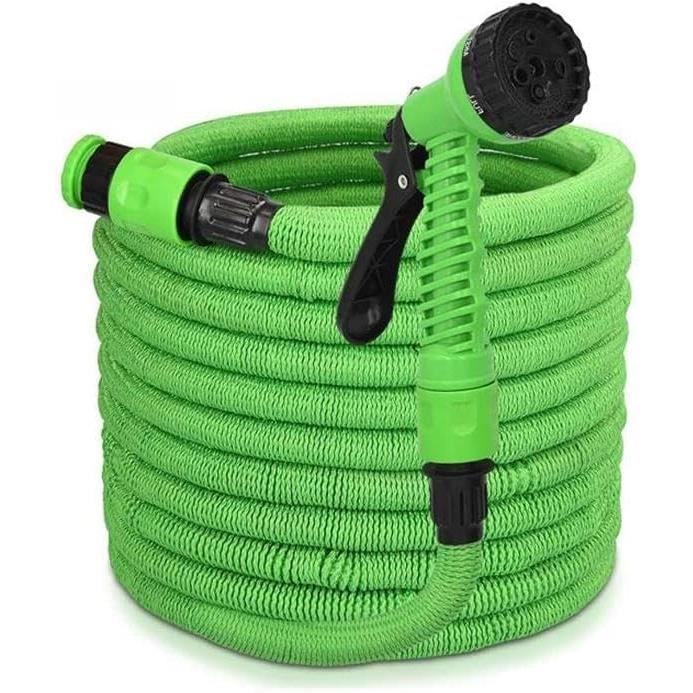 Tuyau D'Arrosage,Buse Avec 7 Fonctions,Tuyau D'Arrosage Extensible ...