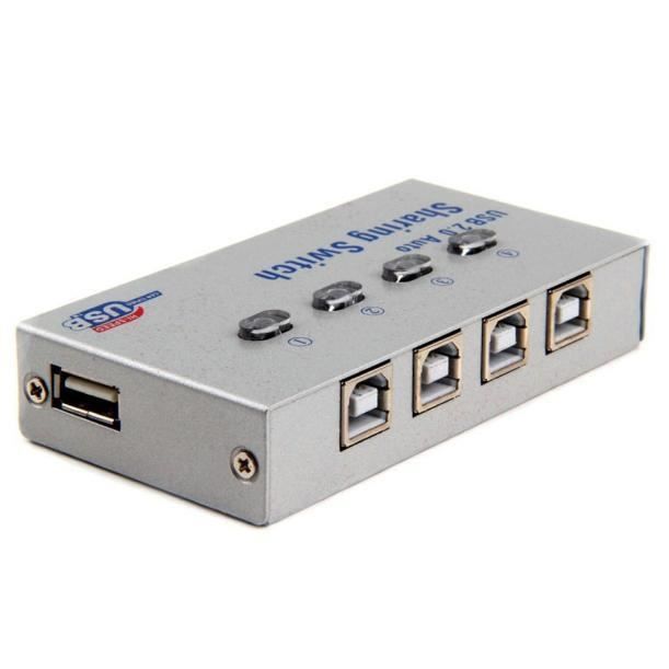 4 ports USB 2.0 Commutateur de partage USB High Speed Switcher pour les ...