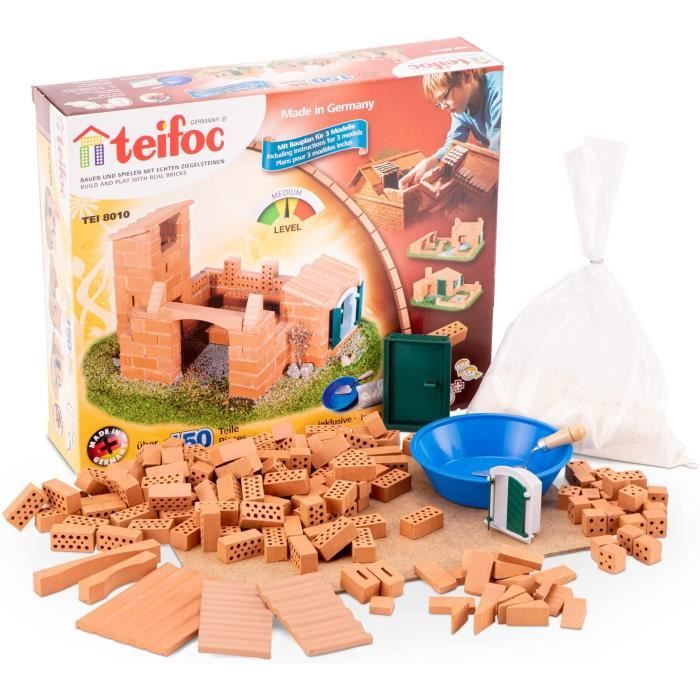 Teifoc Construction Briques - T8010 - Chateau/Maison - Cdiscount Jeux ...