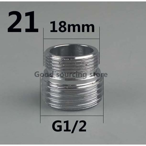 16 18 20 22 24mm G3-4 G1-2 adaptateur d'aérateur de robinet d'épurateur d'eau de cuisine ...
