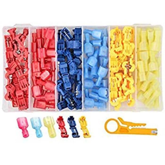 COSSE A SERTIR - COSSE ELECTRIQUE Cosse Rapide Electrique Connecteur Kit 360 Pièces Connecteur ...