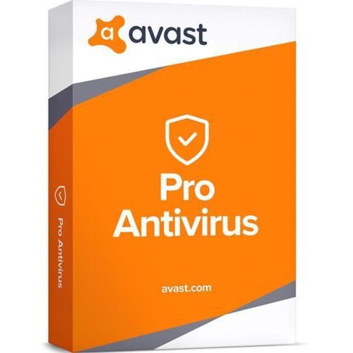 Avast Pro Antivirus 1 PC 1 an Clé Avast GLOBAL à télécharger - Cdiscount