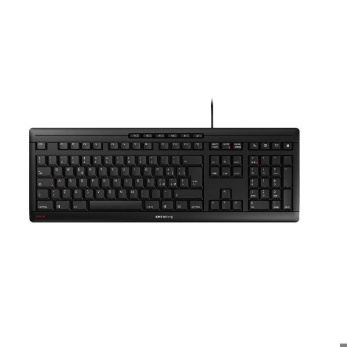 Clavier CHERRY STREAM - Clavier italien - Noir - Cdiscount Informatique