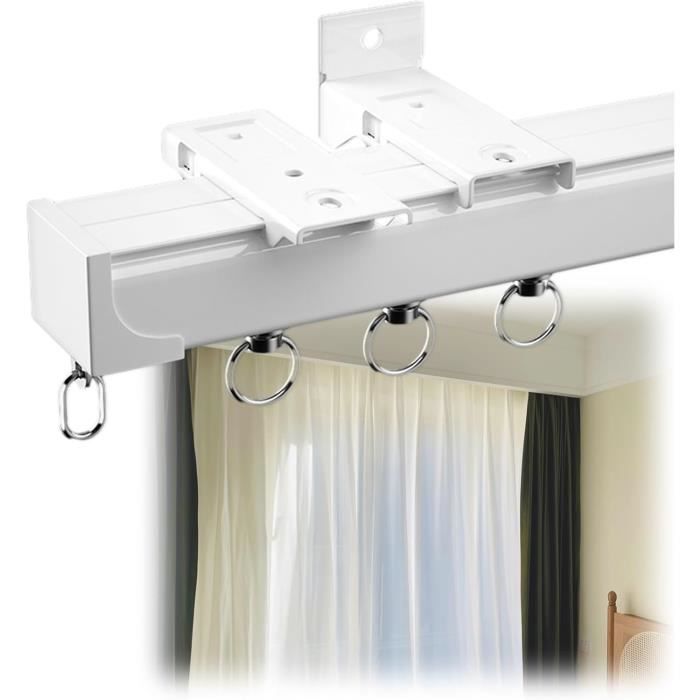 Kit De Rail Rideau, Rail De Rideau De Plafond, Tringle À Rideaux ...