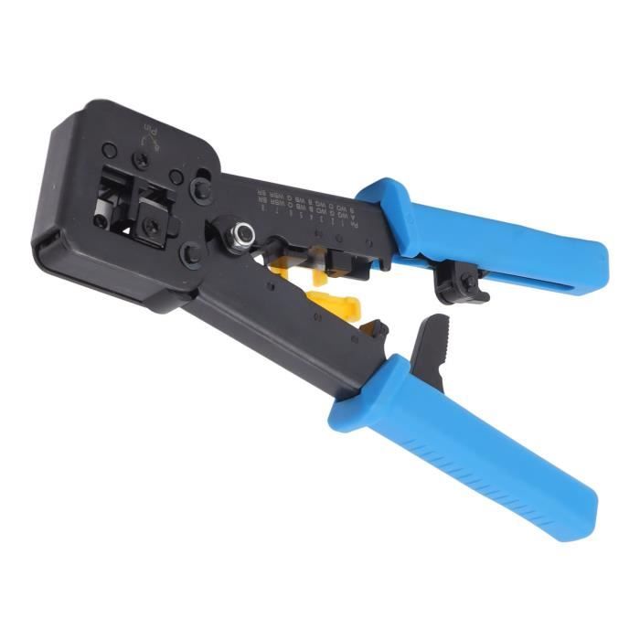 Kit d'outils de sertissage RJ45 - CIKONIELF - Connecteur RJ45 RJ12 RJ11 - Pince à sertir ...
