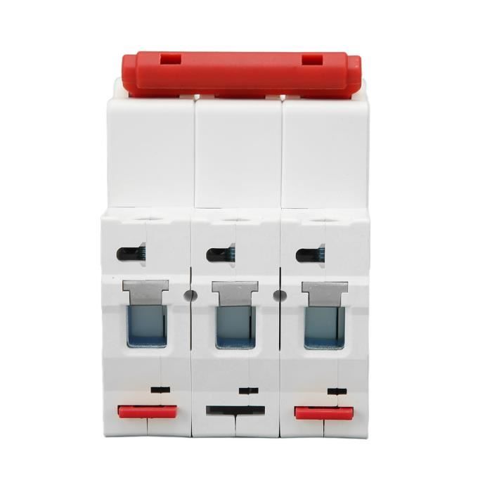 EJ.life Disjoncteur CC Disjoncteur DC, Disjoncteur 3P 16A 750V Amp Disjoncteur à Montage sur ...