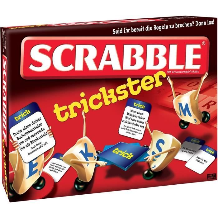 Jeu de Cartes - MATTEL GAMES - Scrabble Trickster - 2 à 4 joueurs - À ...