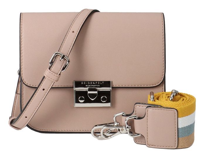 SEIDENFELT MANUFAKTUR Sac à épaule bandoulière brun clair pour femme ...