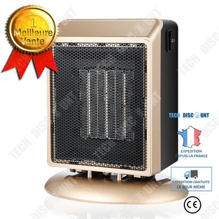 Chauffage d'ambiance - TD® - Mini Chauffage Ventilateur - 400W/900W - 2 ...