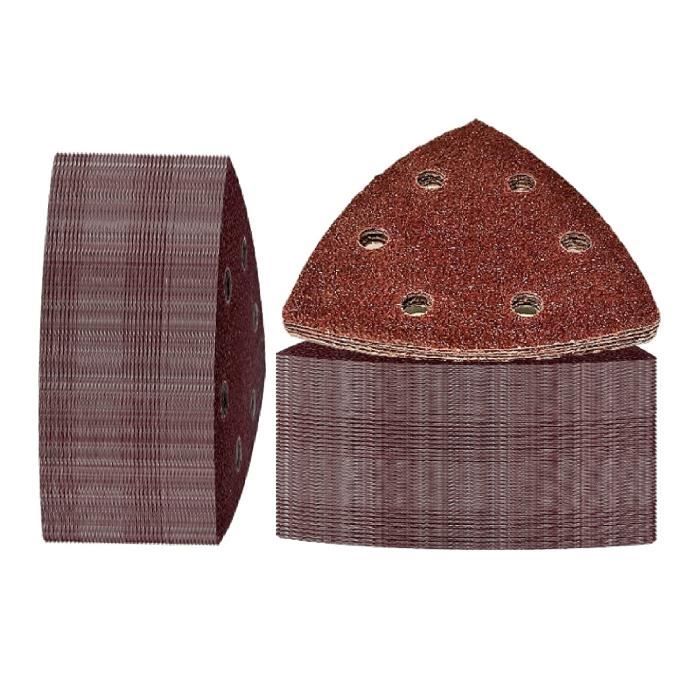 Lot De 60 Feuilles De Papier Abrasif Pour Ponceuse Triangulaire ...