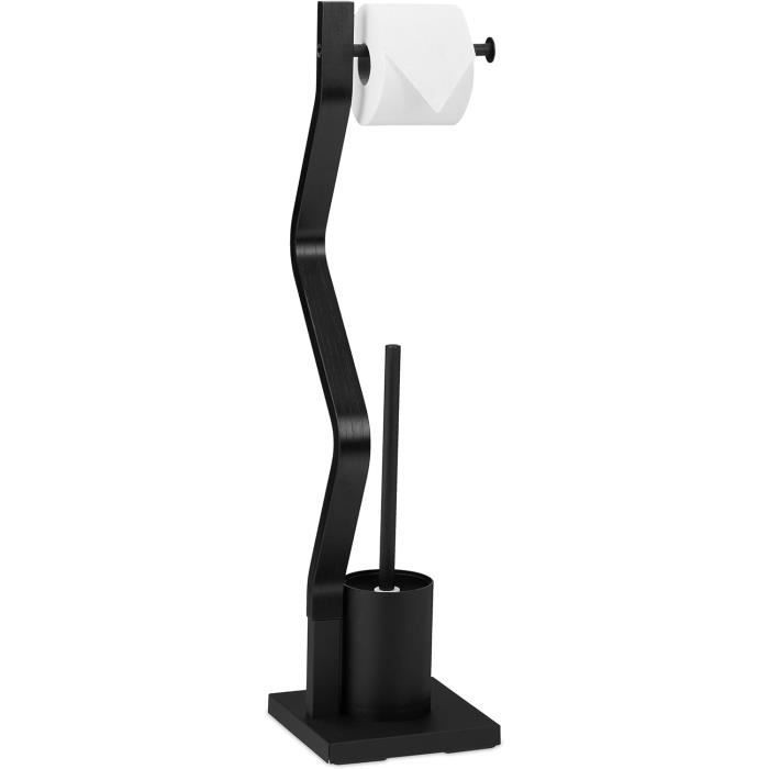 Serviteur Wc, Non Fixe, Support Pour Papier Toilette, Brosse Et Porte ... Serviteur Wc, Non Fixe, Support Pour Papier Toilette, Brosse Et Porte ...