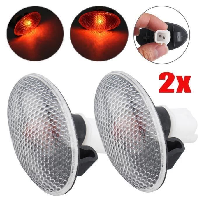 2x 12V 55W Feu de Position Latéral Pr Peugeot 206 407 607 632574 ...