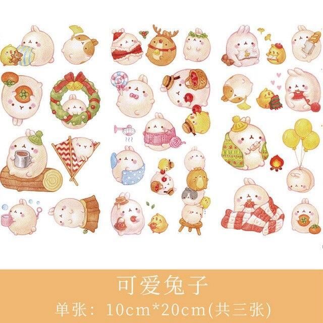 STICKER SCRAPBOOKING,17--autocollant fleurs feuilles, étiquette ...