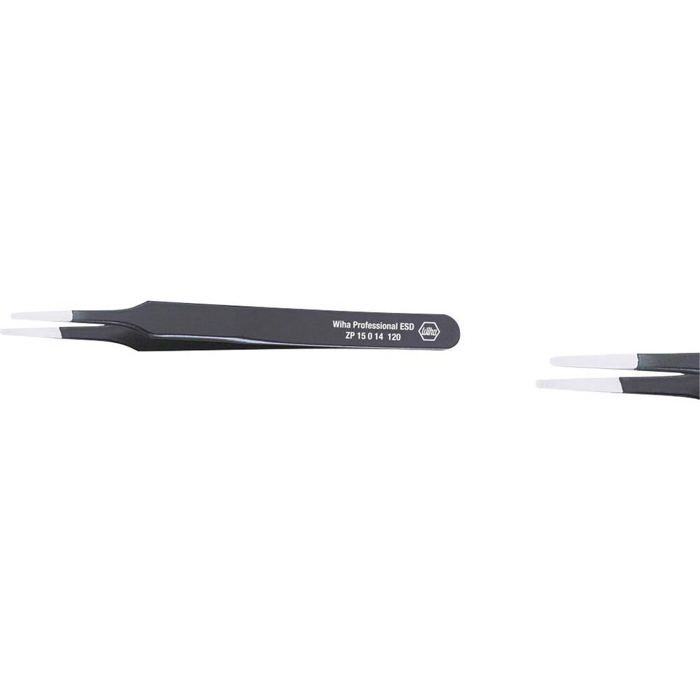 Wiha pincette de précision professional esd type 2a (32329) 120 mm ...