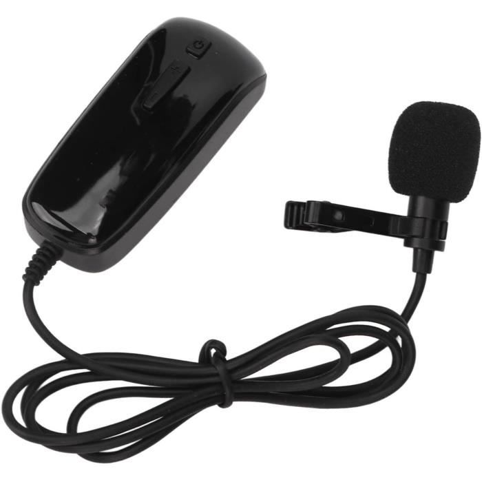 Système De Microphone Lavalier Sans Fil,Micro-Cravate Sans Fil Uhf Pour ...