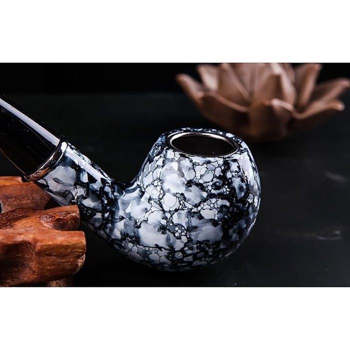 Wooden Tobacco Pipe Curved Smoking Pipe Classic Smoking Pipe Tobacco ...