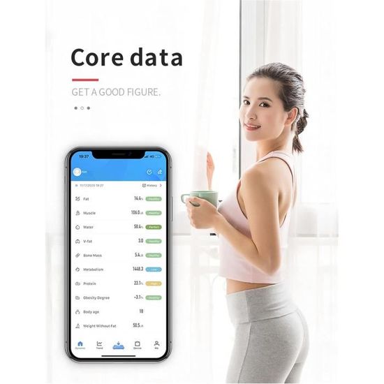 Échelle Du Corps Humain Homme Smart Poids Santé Santé Échelle ...