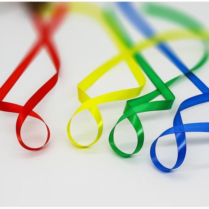 Ruban de célébration - ECELEN - 10 pcs - 10 couleurs aléatoires - 4 cm ...