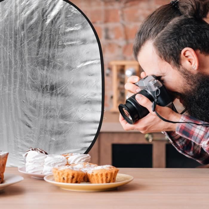 Réflecteur de photographie pliable 5-en-1 LWOWUT - 117x89cm - Cdiscount ...