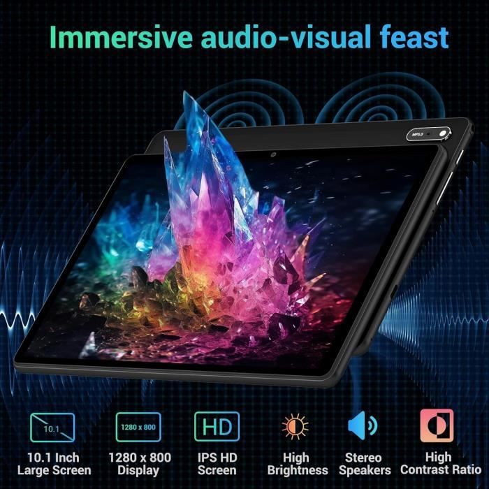 Tablette Android 12 Avec Ensemble Clavier Souris Coque Stylo, 10 Pouces ...