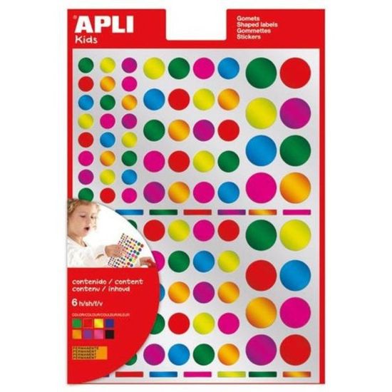 Gommettes Rond 624 pastilles métallisées - Cdiscount Jeux - Jouets