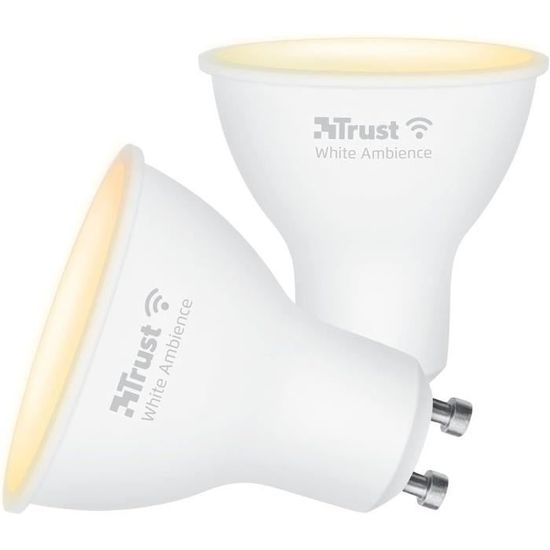 Trust Wifi Gu10 Ampoule Connectée, Compatible Avec Alexa Et Google Home ...
