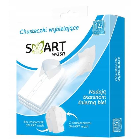 SMART wash Lingettes à lessive avec eau de javel 14 pièces - Cdiscount ...