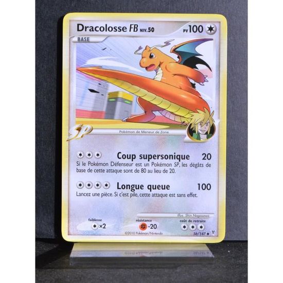 Carte Pokémon Dracolosse 100 PV 56-147 PL01 - Platine NEUF FR ...