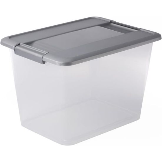 Boîte De Rangement Kliker Box 18 Litres Format A4 Plastique ...
