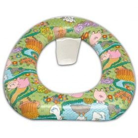 WENKO Réducteur WC enfant Baby Soft, Abattant WC enfant, se clipse sur ...