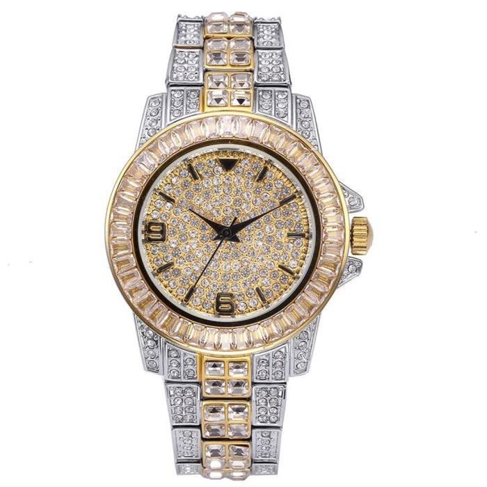 Sharphy Montres Hommes 2020 Luxe Marque Diamants Bracelet Quartz ...